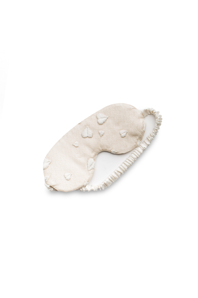 Alabaster Sleep Mask | Luxury Silk Eye Mask – Evgenia LLC